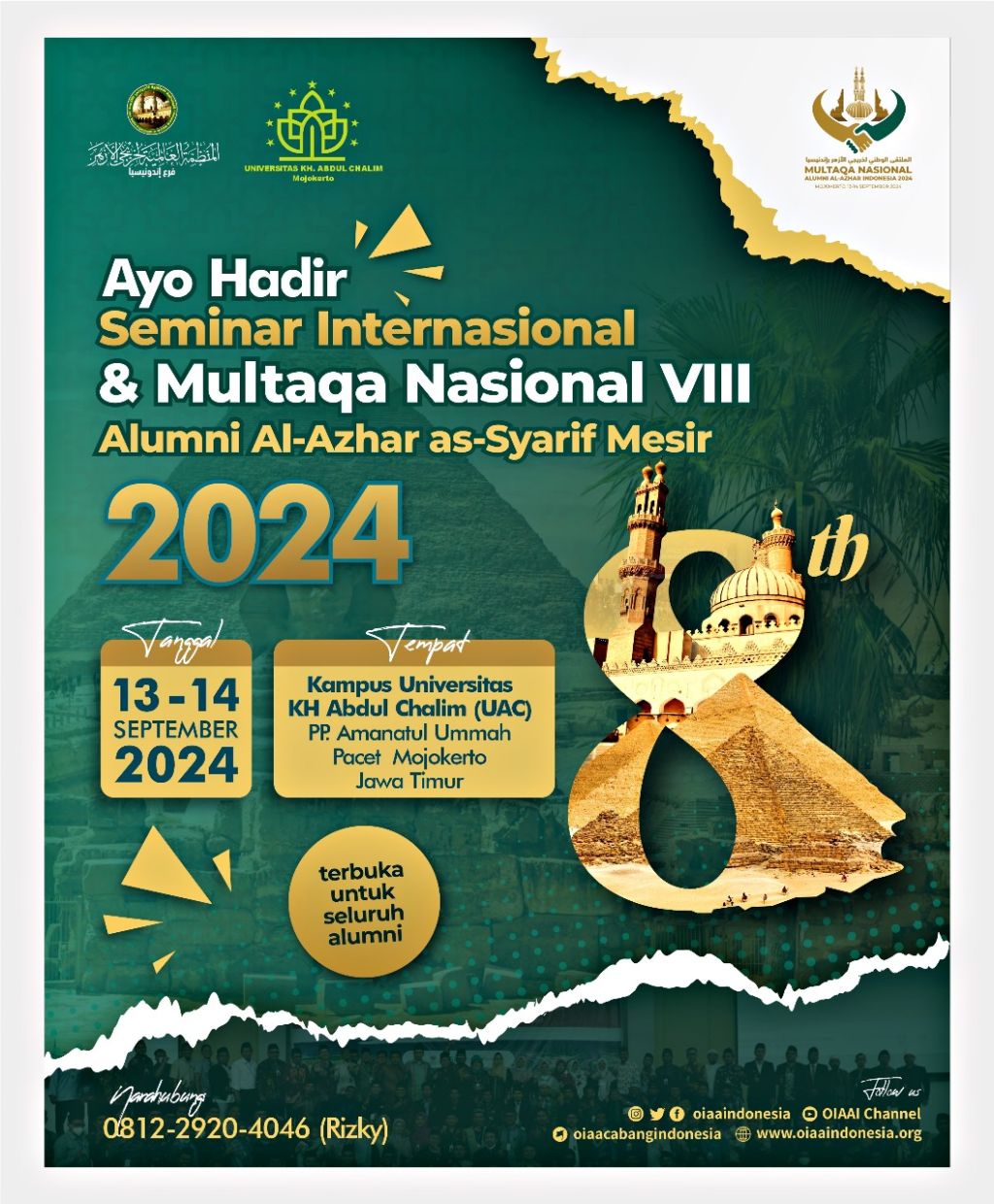 Multaqa Nasional VIII Alumni Al Azhar di Mojokerto, TGB Uraikan Tiga ...